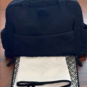Vera Bradley | Bags | Black Vera Bradley Diaper Bag | Poshmark